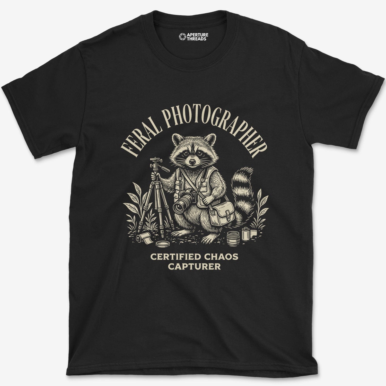 Feral Photographer T-Shirt – Aperture Threads